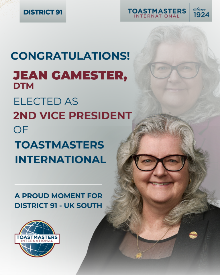 Visualising the Future of Toastmaster - Toastmasters UK South ...
